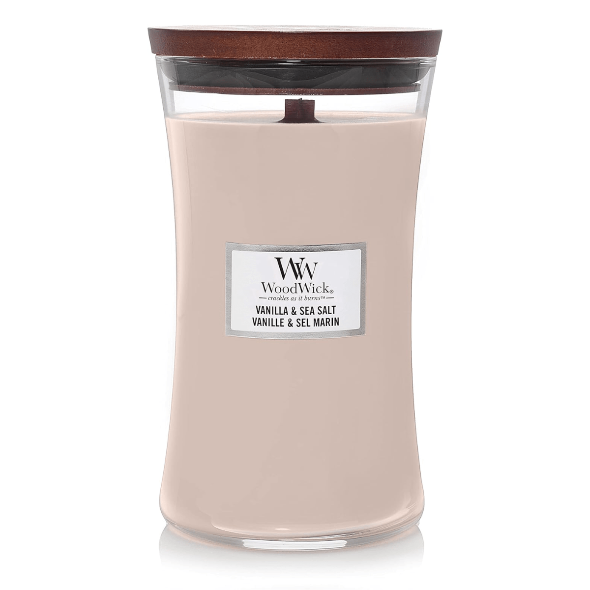 Woodwick Vanilla & Sea Salt Large Hourglass Candle | Perfume Direct®