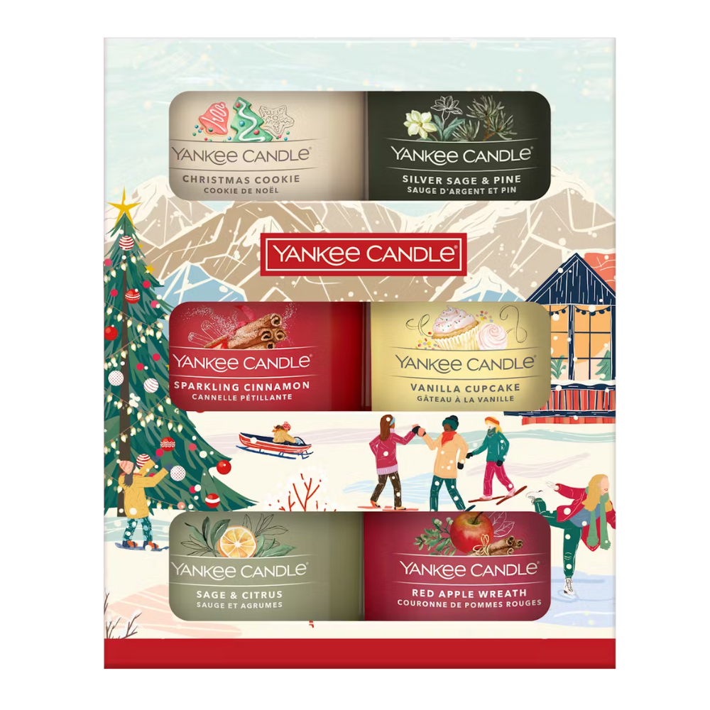 Yankee Candle Filled Votive Gift Set AW25 6 x 37g | Perfume Direct®