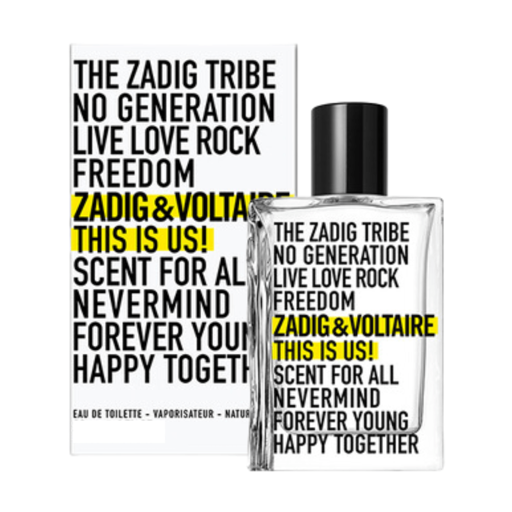 Zadig & Voltaire This Is Us! EDT Unisex Fragrance 100ml | Perfume Direct®